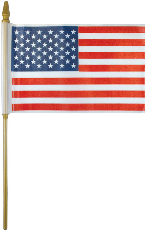 Plastic Hand-Held Flags - Liberty Flag & Banner Inc.
